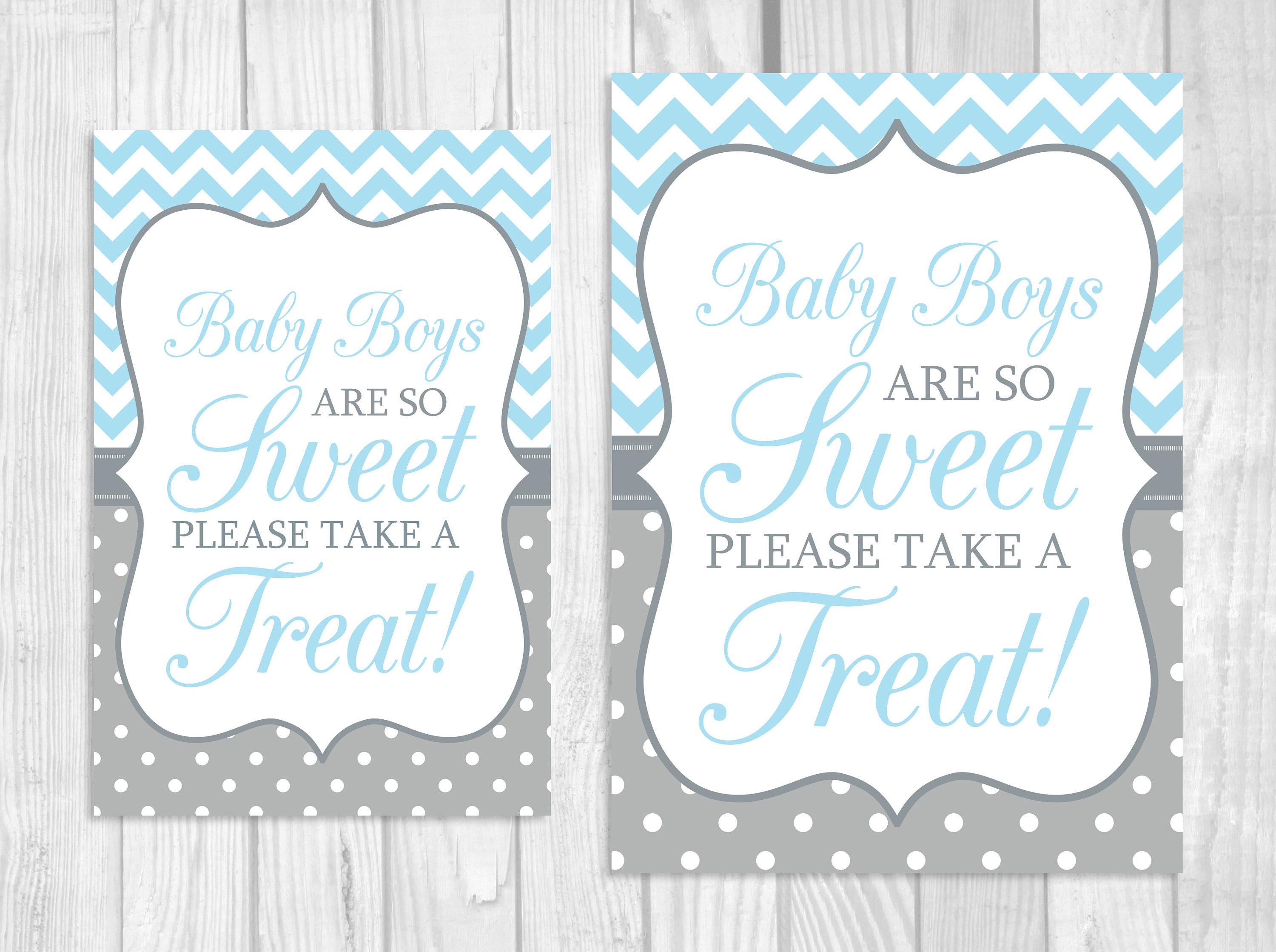Baby Boys Are so Sweet Please Take A Treat 4x6 5x7 8x10 - Etsy