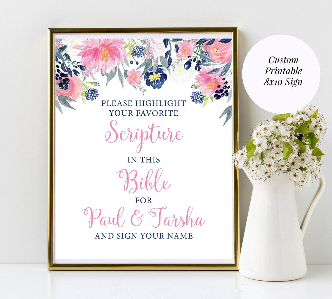 Custom Personalized Printable Sign Your Message Any Size - Etsy