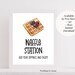 Waffle Station 5x7, 8x10 Printable Party Sign, Watercolor Waffles Fruit ...