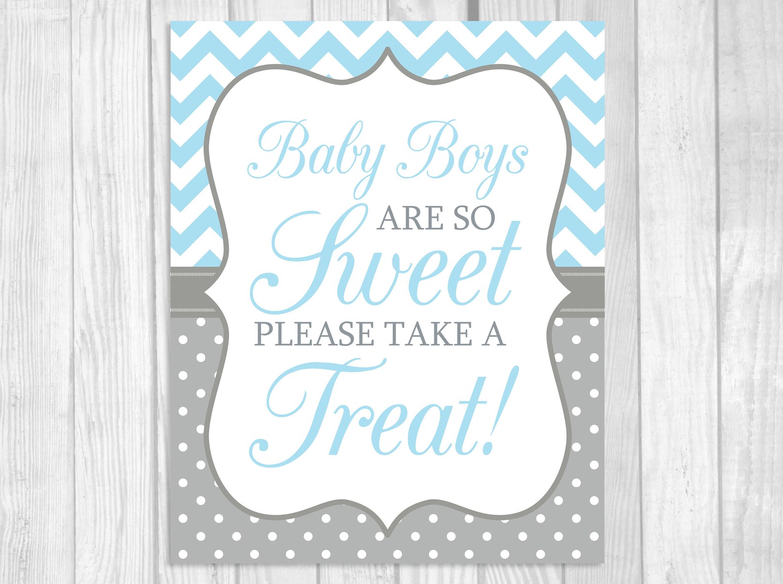 Baby Boys Are so Sweet Please Take A Treat 4x6 5x7 8x10 - Etsy