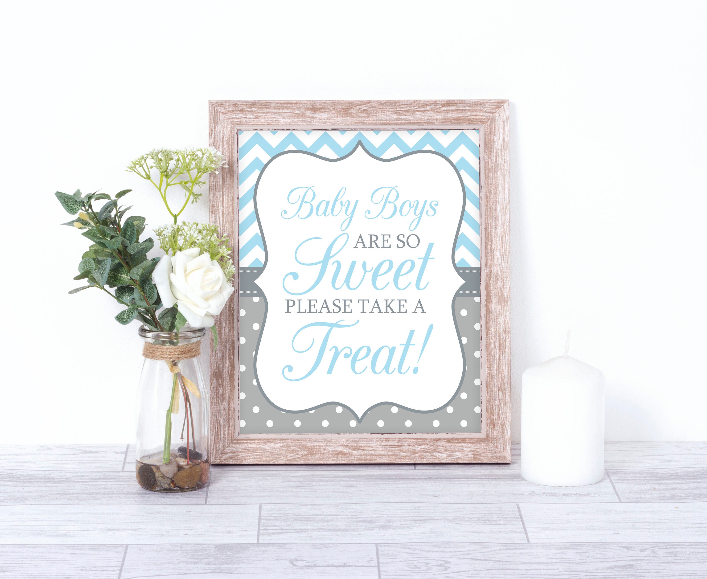 Baby Boys Are so Sweet Please Take A Treat 4x6 5x7 8x10 - Etsy