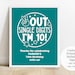 Peace Out Single Digits I'm 10 Printable Personalized Girl's 10th ...