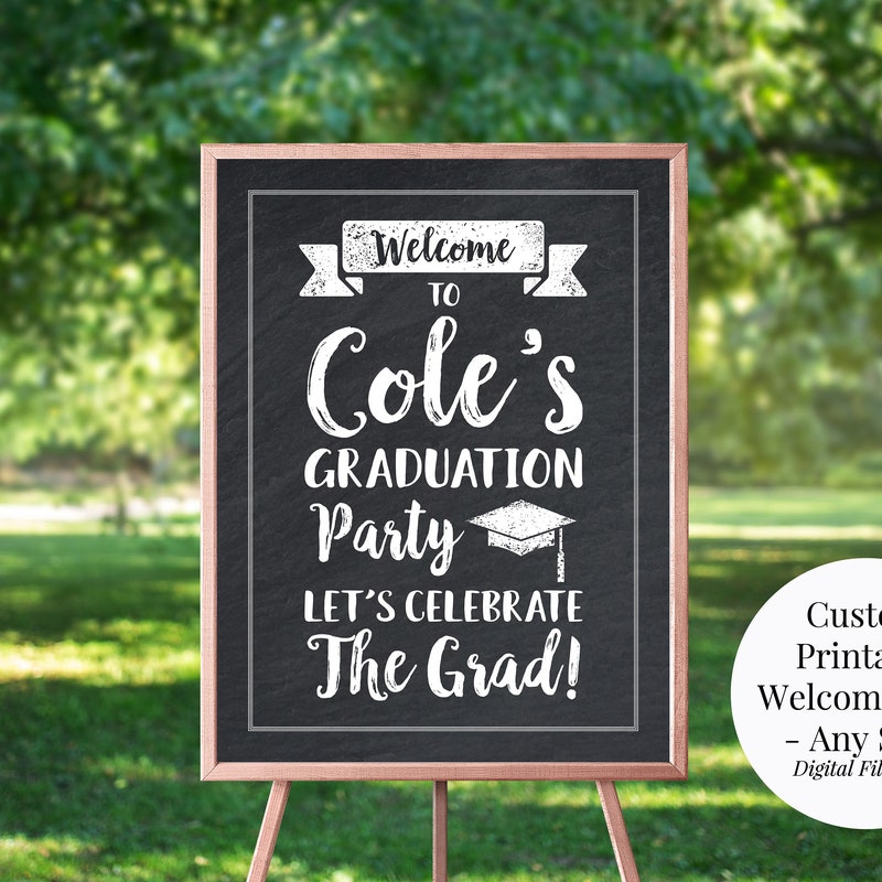 Graduation Chalkboard - Etsy