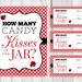 Guess How Many Candy Kisses in the Jar 5x7 8x10 Printable | Etsy