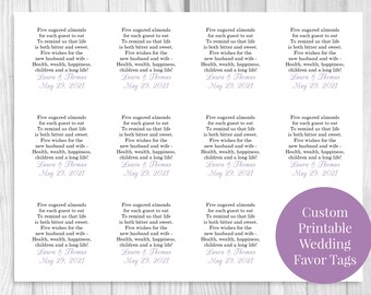 Jordan Almond Favor - Etsy