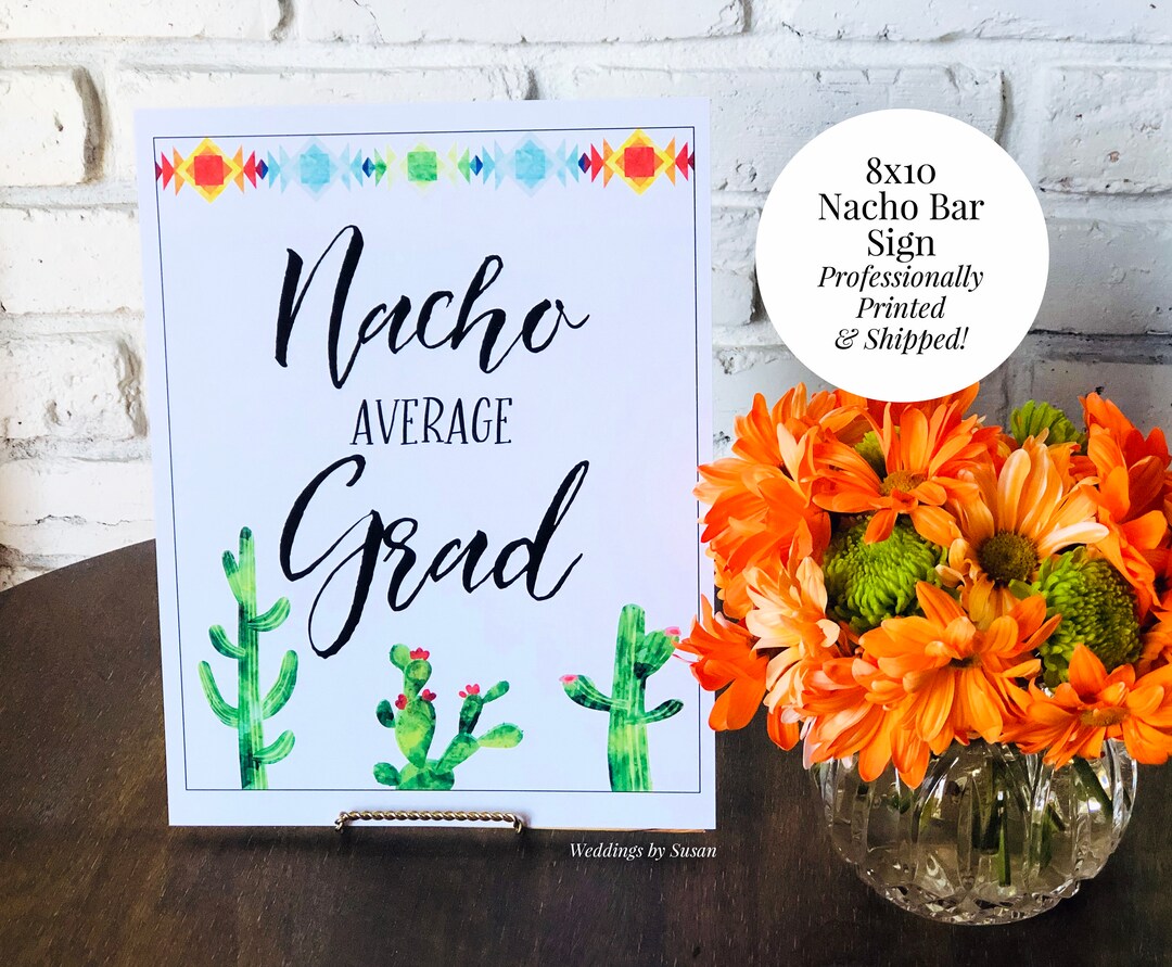 Nacho Average Grad 8x10 Professionally Printed Shipped Fiesta - Etsy