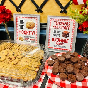 Chip Chip Hooray Printable 5x7, 8x10 Cookie Sign Teacher Appreciation ...