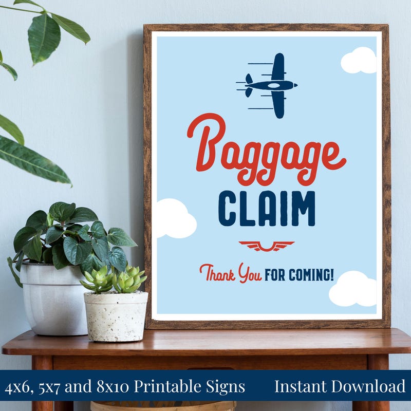 Baggage Claim Sign - Etsy