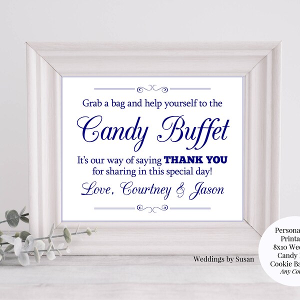 Candy Buffet Sign - Etsy