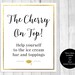 The Cherry on Top 4x6 5x7 8x10 Printable Graduation Ice Cream - Etsy
