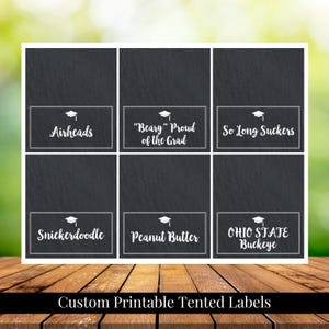 Personalized Graduation Party Printable Chalkboard Signs RESERVED FOR ...