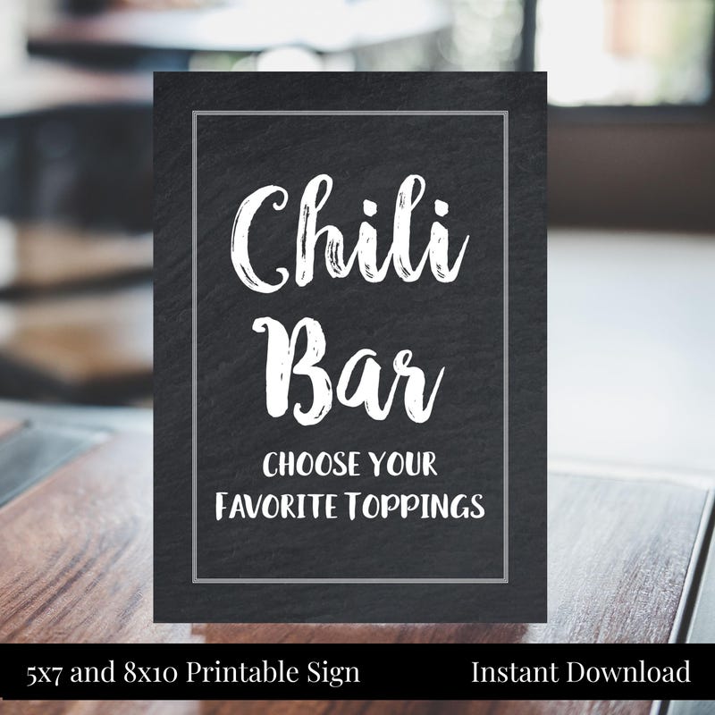 Chili Bar - Etsy