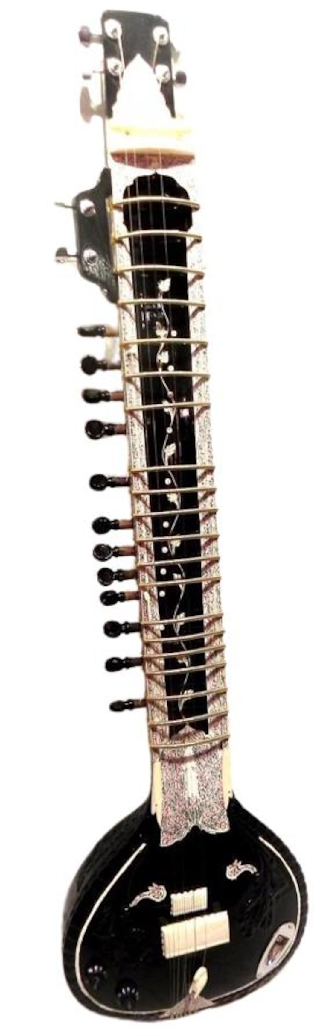 HAHAPA Electric Sitar Ravi Shankar Style Tun Wood Indian With Bag ...
