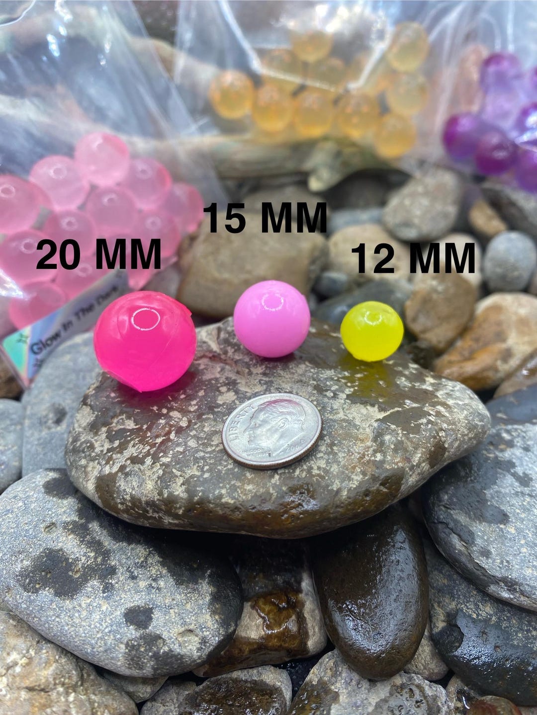 Steelhead Soft Beads-supernatural Series-12mm,15mm,20mm Soft Plastic ...