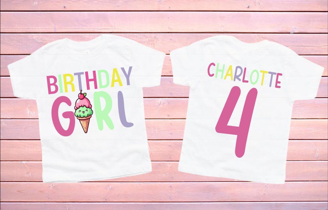 Personalized Birthday T-shirt, Number Birthday T-shirt, Toddler ...