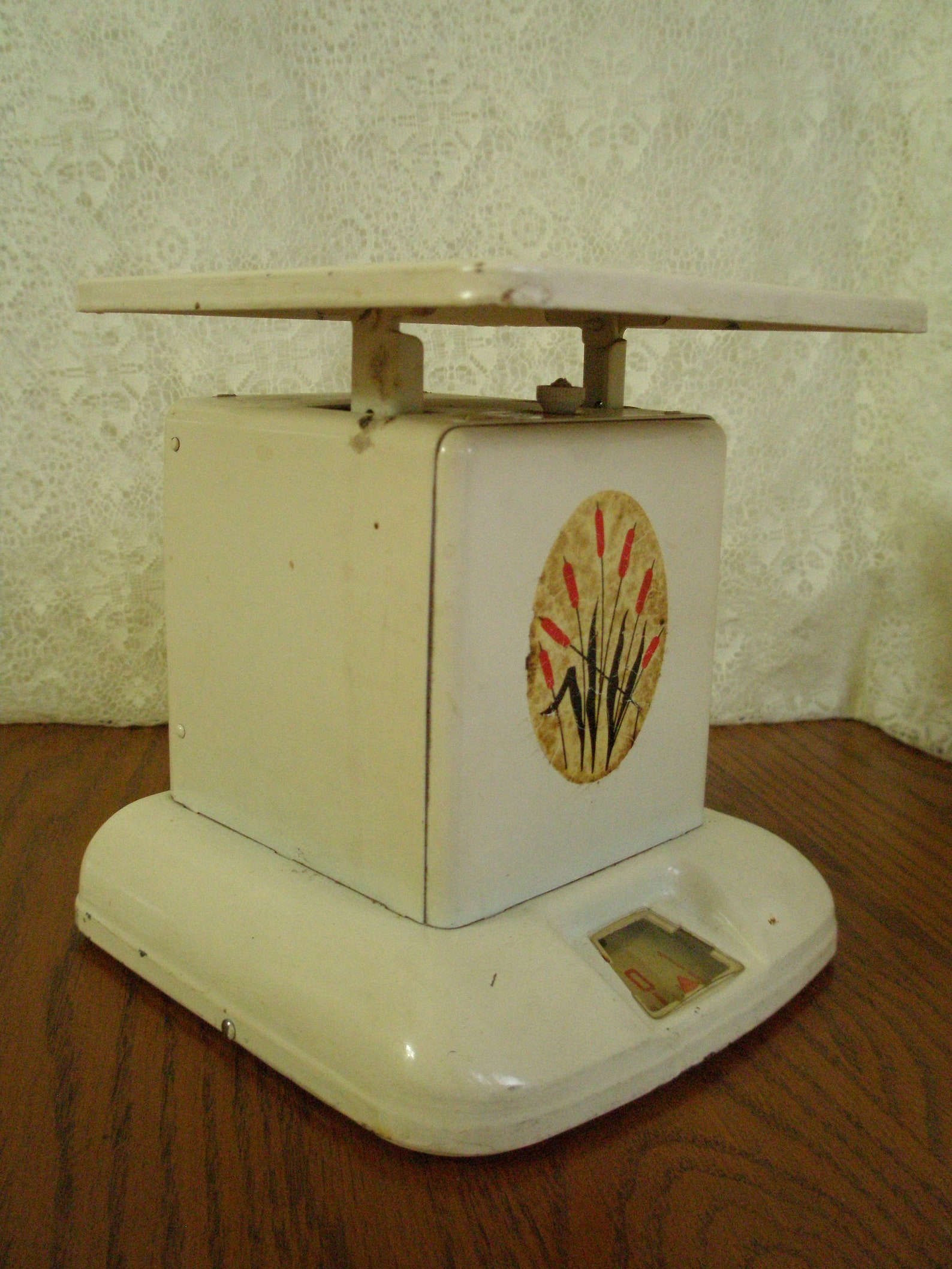 Metal Scale, Vintage Scale, LB Scale, Art Deco Scale, 24 Lb Cap ...