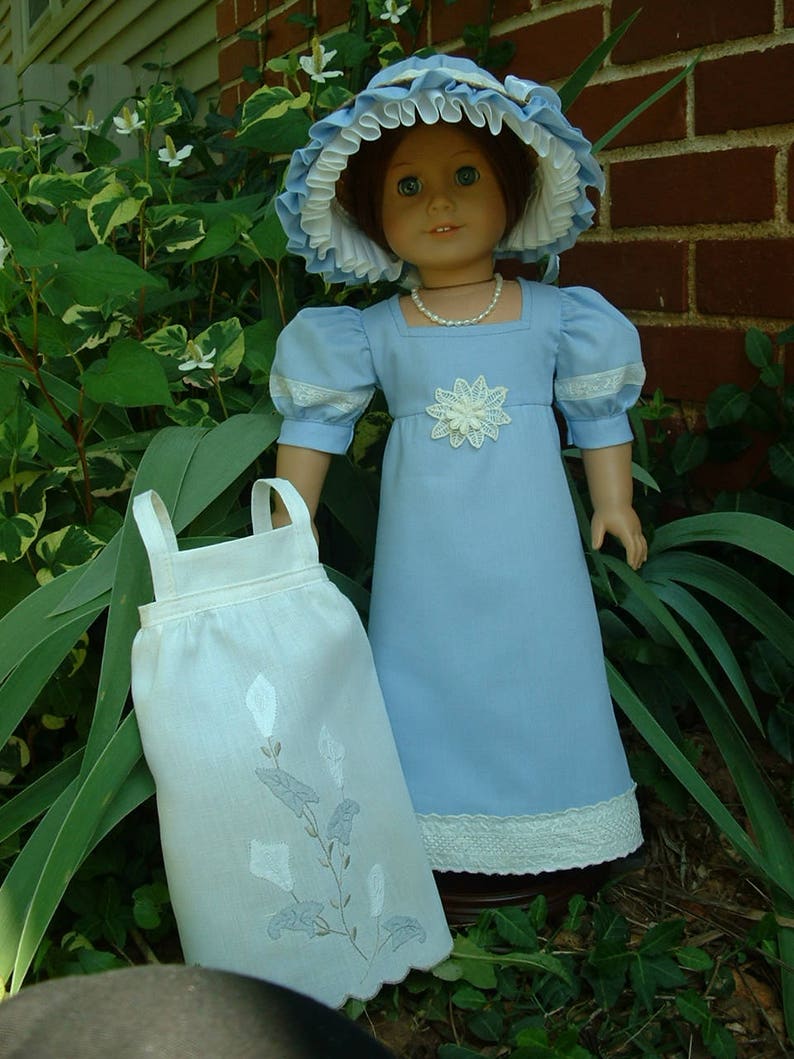18 Doll Regency Ensemble PDF Pattern Robe Jane Austen - Etsy France