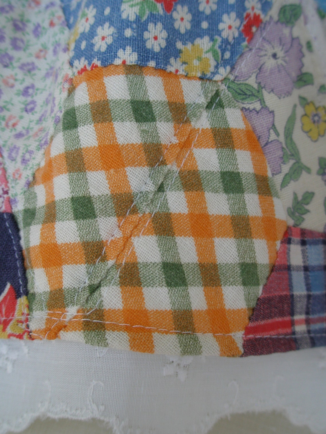 Toddler Overall Dress Vintage Patchwork Quilt Dress | Etsy