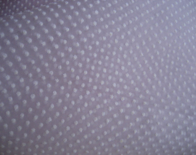 Vintage Orchid Organdy Fabric With White Dotted Swiss ~ Orchid With ...