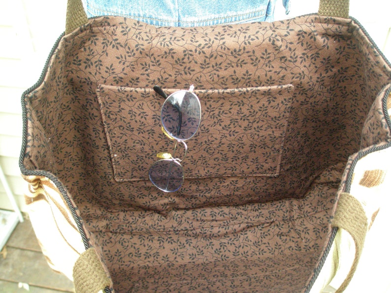 Vintage Barkcloth Tote Bag: 1950s Majestic Palm Leaf Design - Etsy