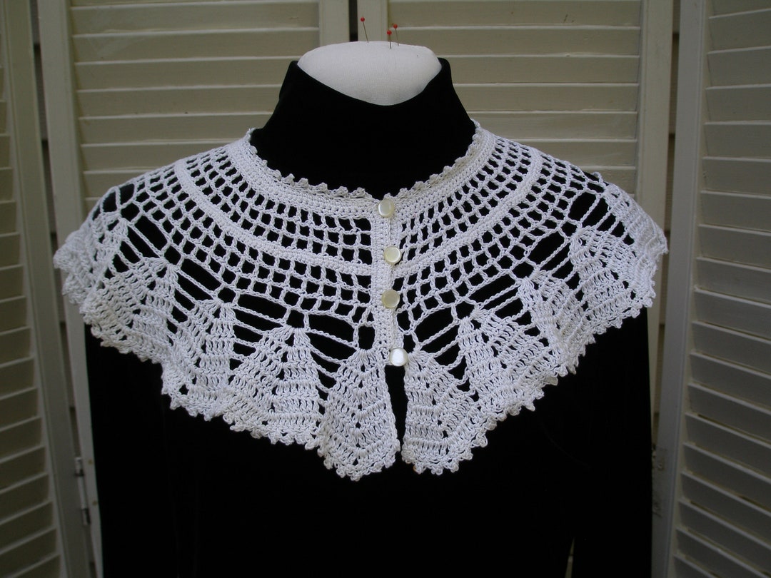 Crochet Lace Embroidered Collar RBG Dissent Collar Lace Collar - Etsy