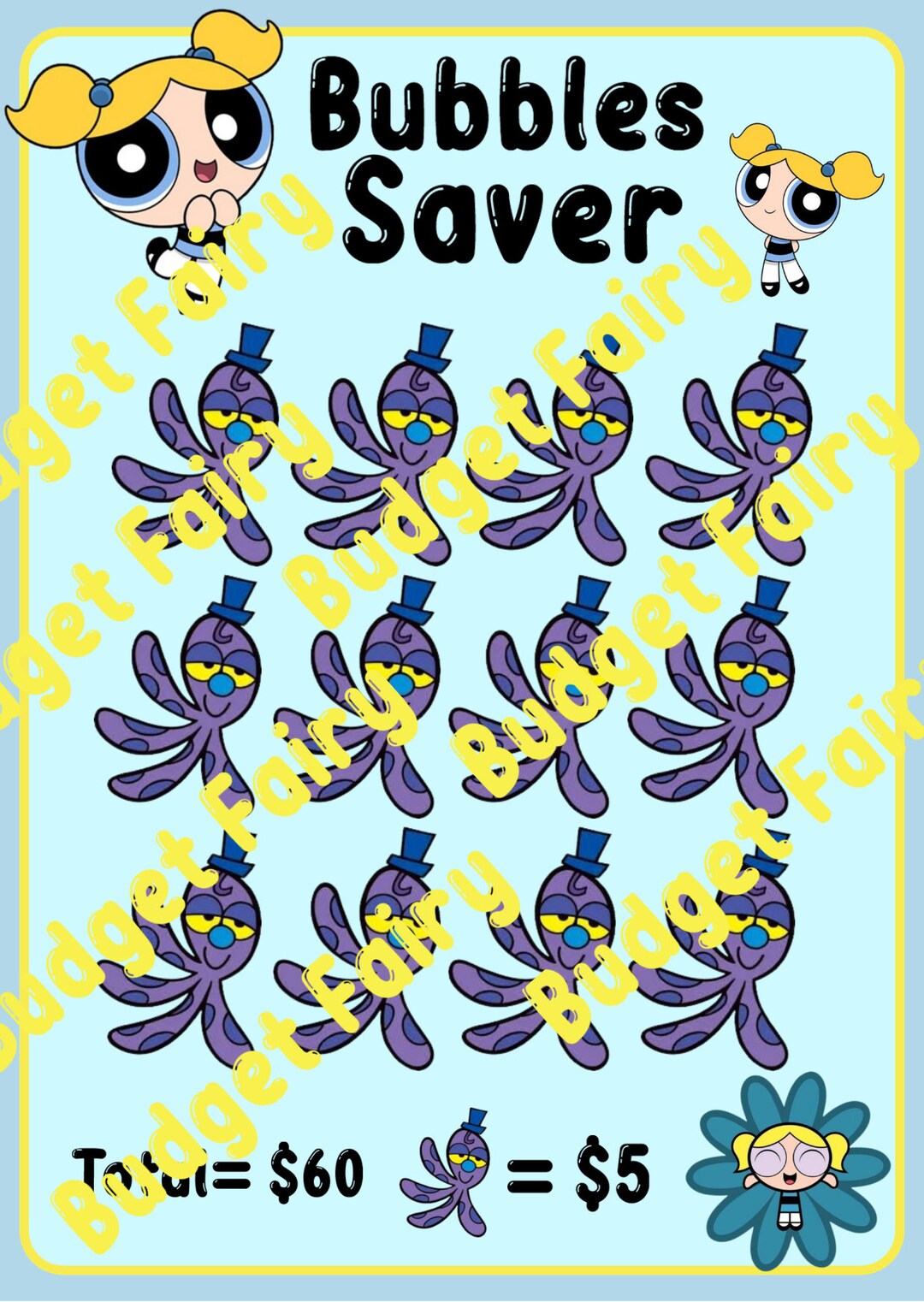 Bubbles Saving Challenge - Etsy