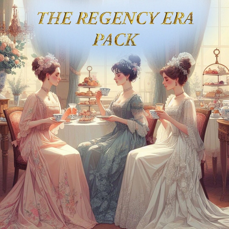 Regency Era Get Together Pack Selection of Recipes for Hosting ...