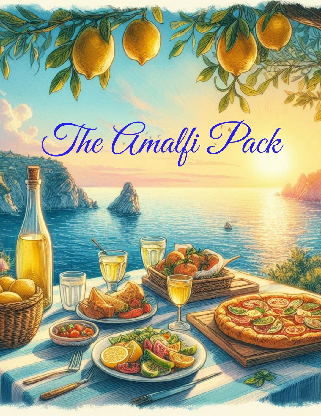 The Amalfi Coast Recipe Pack - Get Together and Host an Italian Themed ...