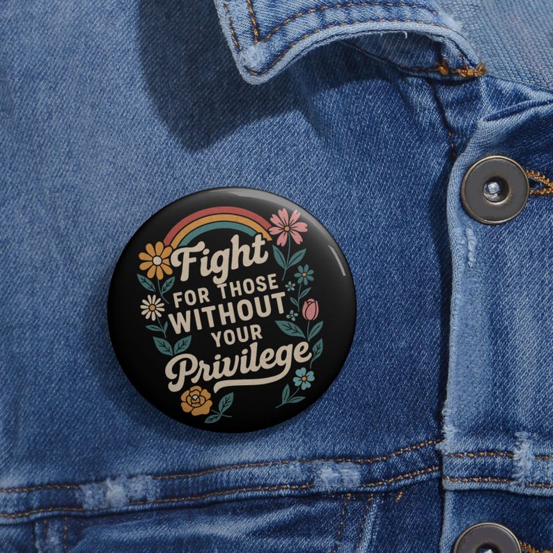 Anti ICE Pin | Fight for Those Without Your Privilege Pin | Abolish ICE ...