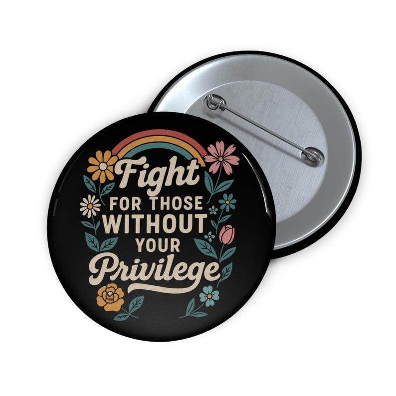 Anti ICE Pin | Fight for Those Without Your Privilege Pin | Abolish ICE ...