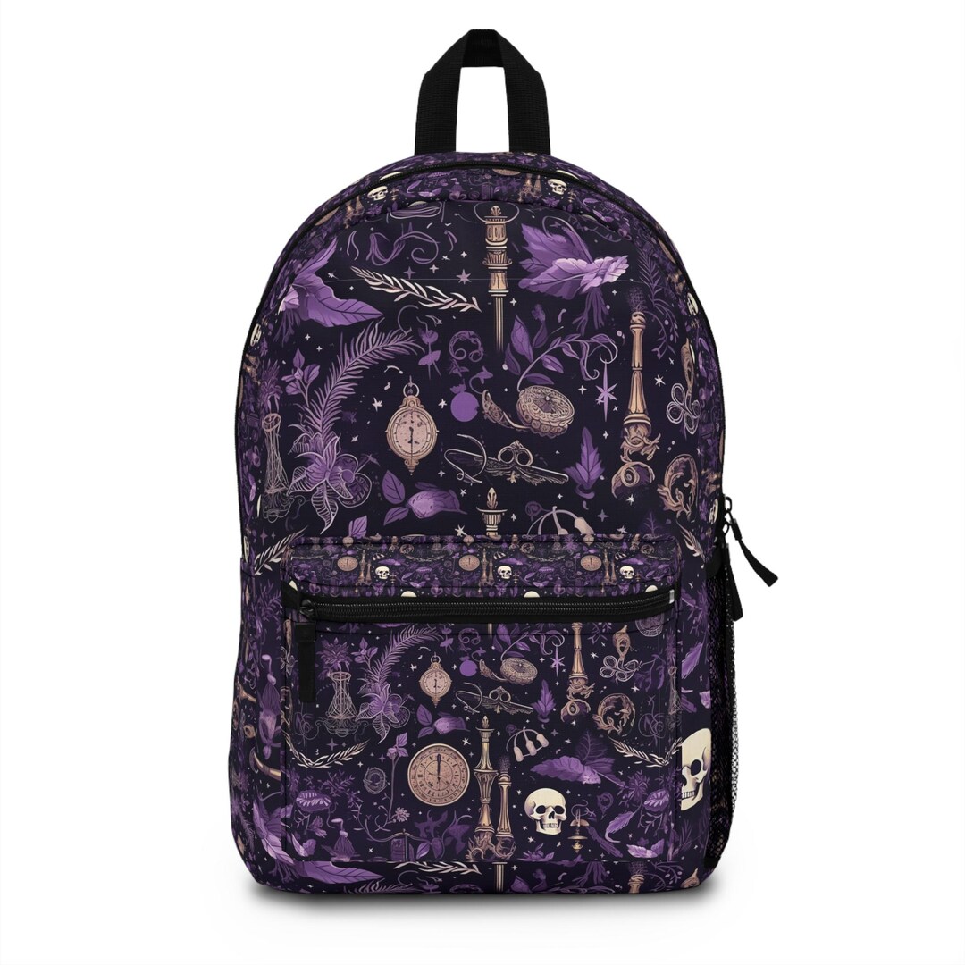 Dark Academia Backpack | Pastel Goth Bookbag | Whimsigoth Book Bag ...