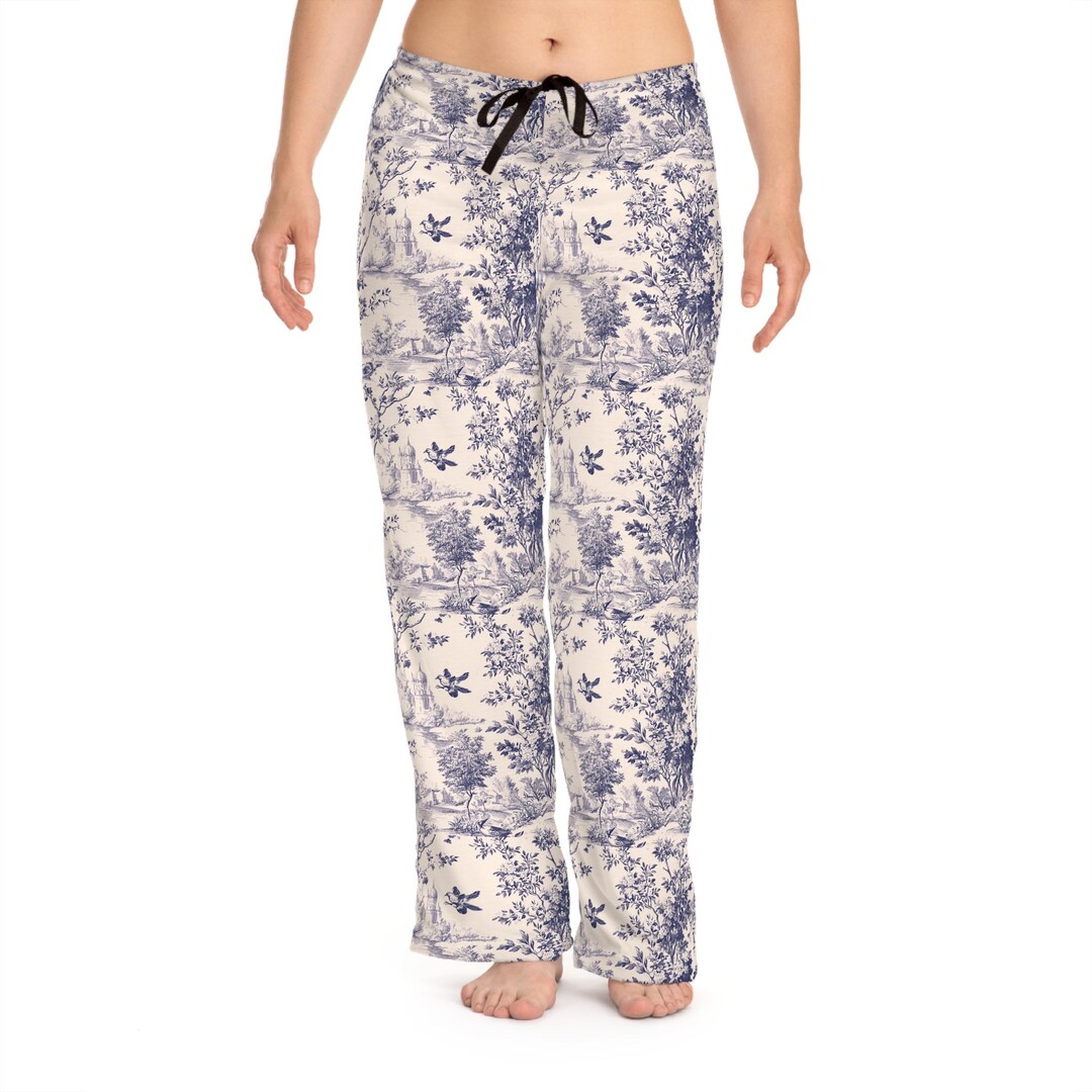 French Pajama Pants for Women | Toile De Jouy Pajamas | Bachelorette ...