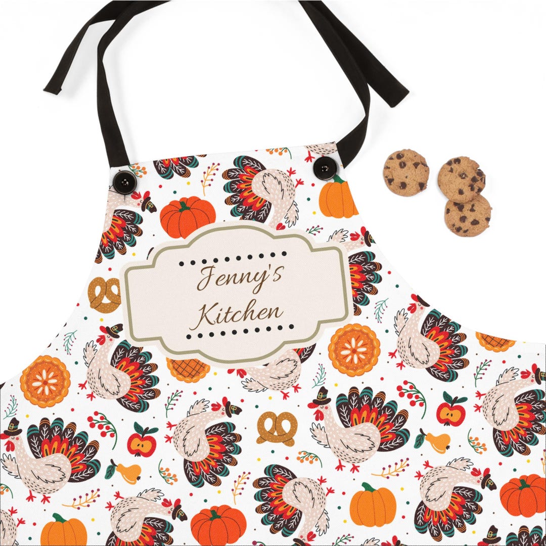 Custom Thanksgiving Apron | Personalized Thanksgiving Cooking Apron ...