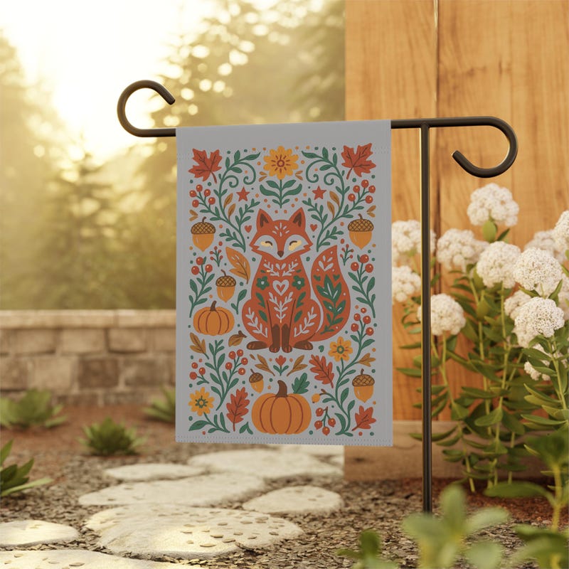 Fall Garden Flag - Etsy