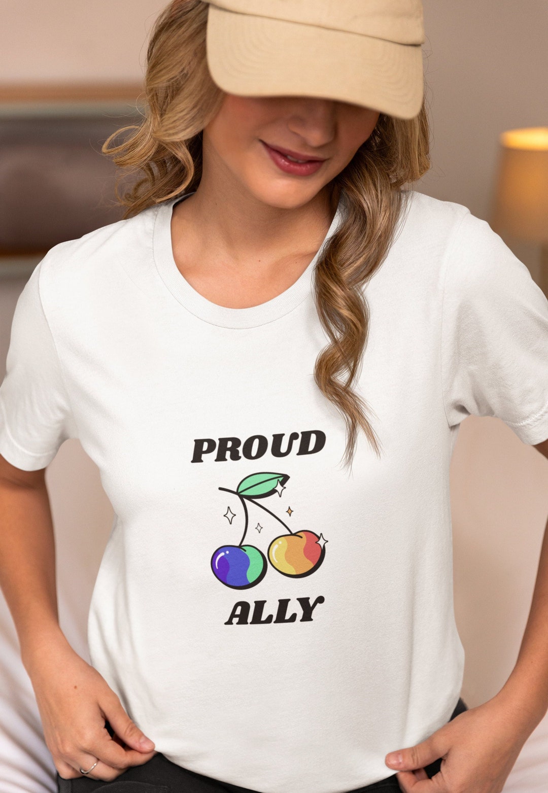 LGBTQ Proud Ally T-shirt, Rainbow LGBTQ Shirt, 90's Style Graphic Tee ...