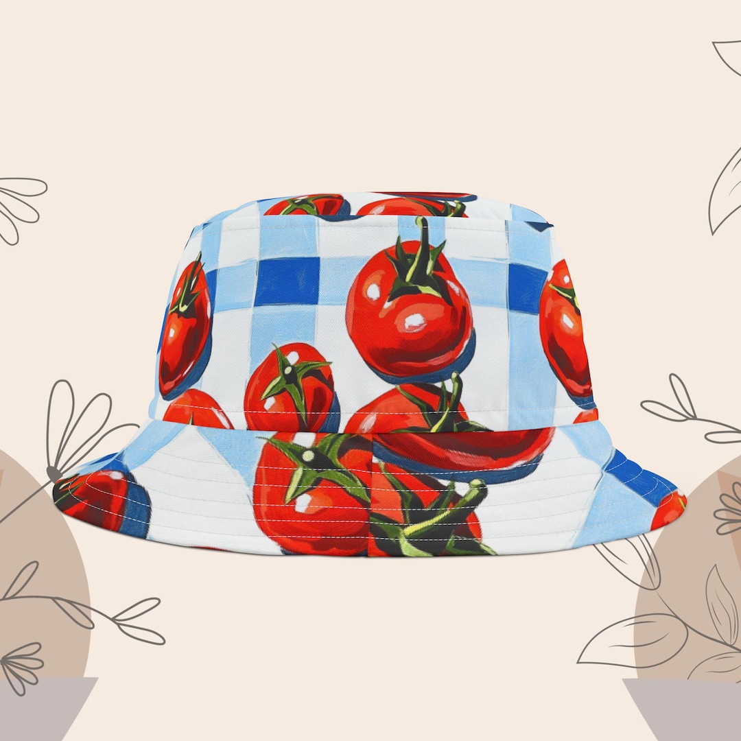 Tomato Bucket Hat | Tomato Girl Sun Hat | Tomato Girl Summer Hat | Cute ...