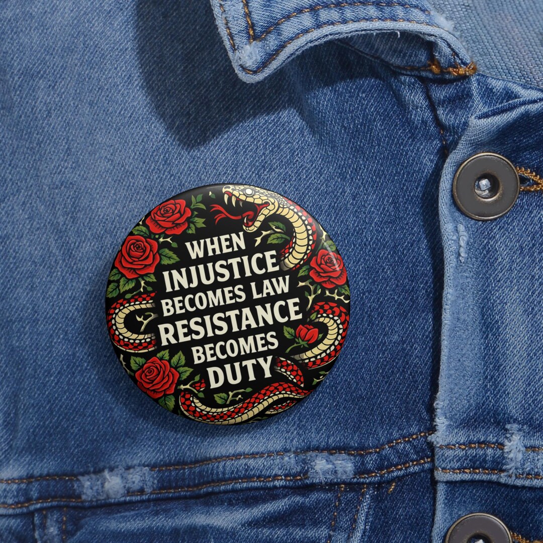 Anti ICE Pin | When Injustice Becomes Law Resistance Becomes Feminist ...