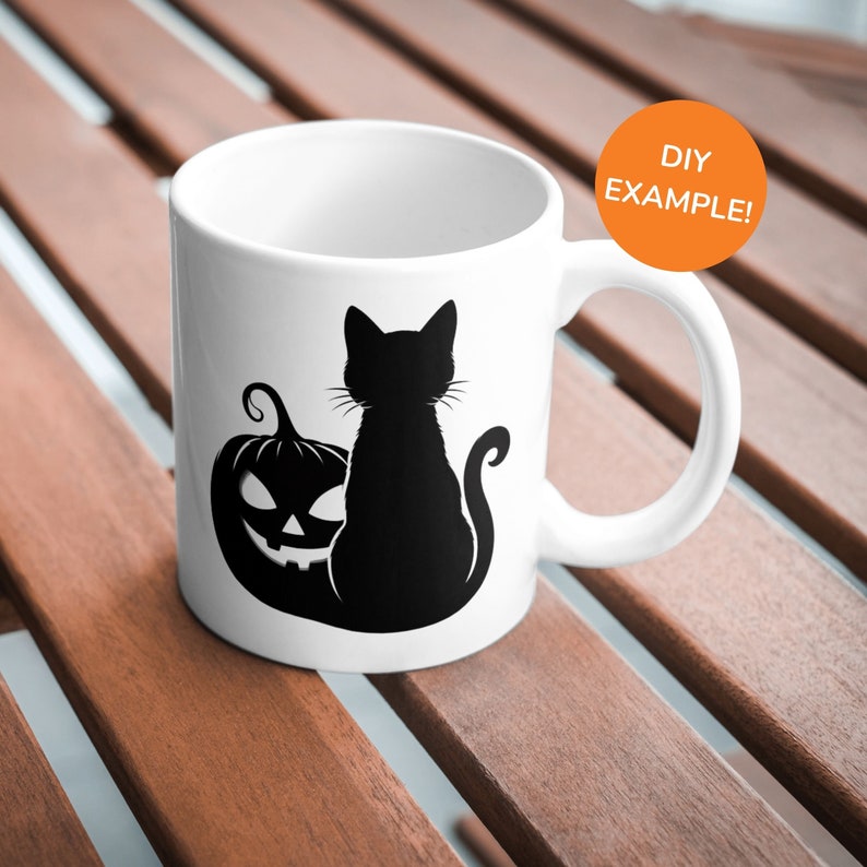 Black Cat Svg | Halloween Svg | Halloween Cat Svg | Cat Svg | Halloween ...