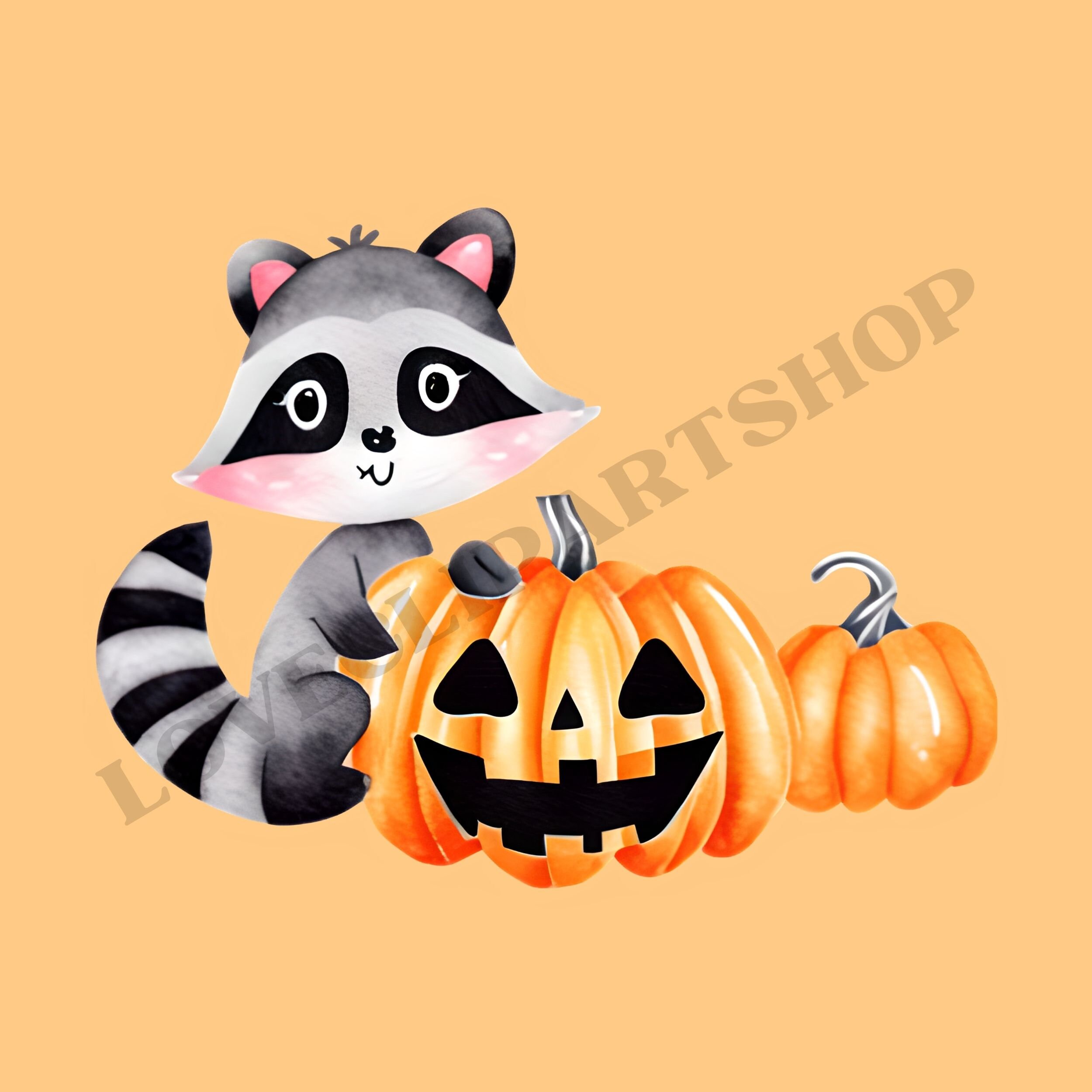 Halloween Clipart PNG | Clipart Halloween Bundle Set | Cute Animals Png ...