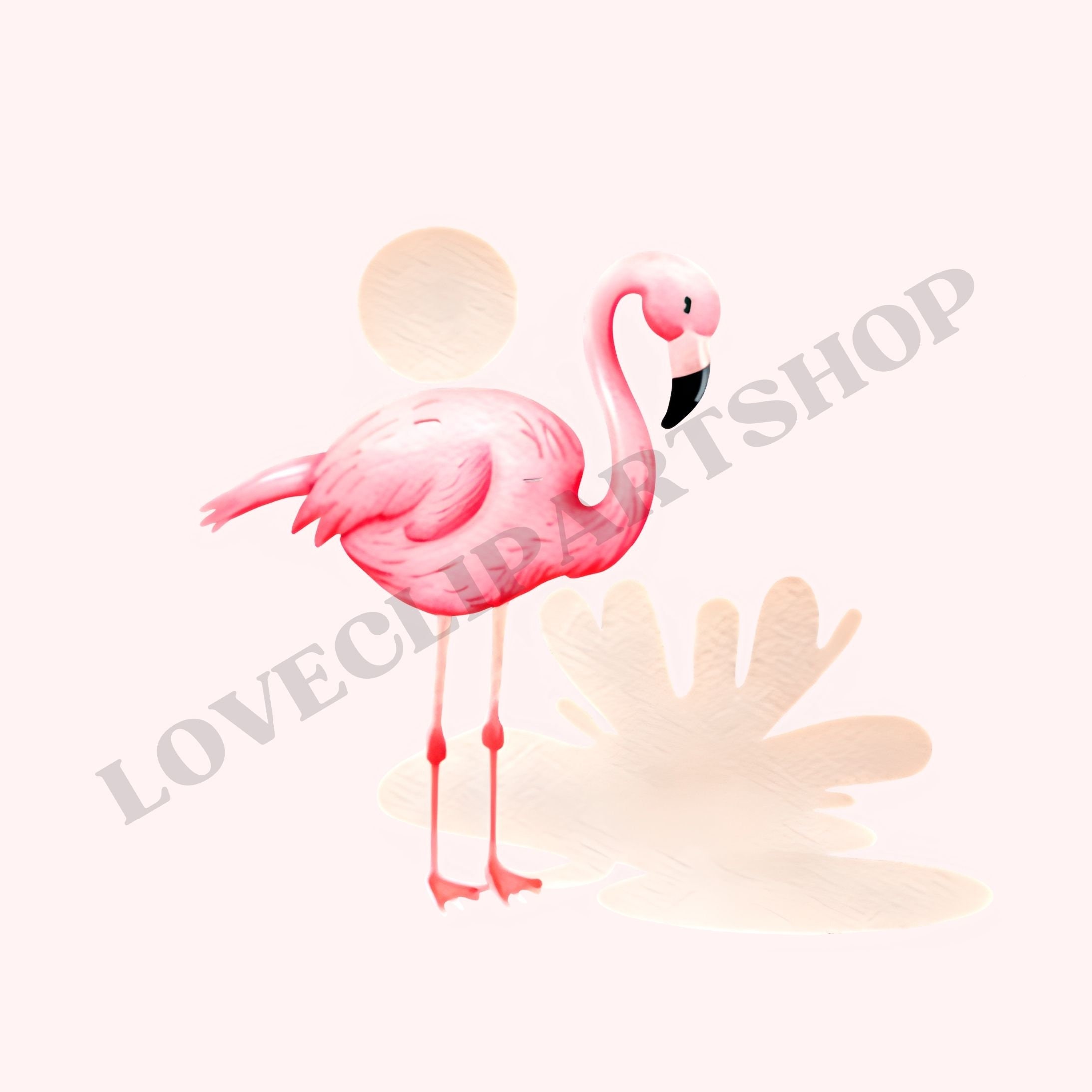 Flamingo SVG | Flamingos Watercolor Clipart Bundle | Summer Tropical ...