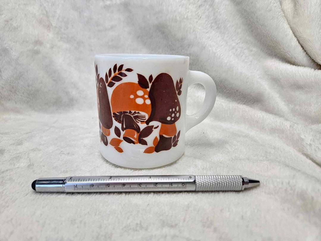 Vintage Hazel Atlas Mushroom Mug - Etsy