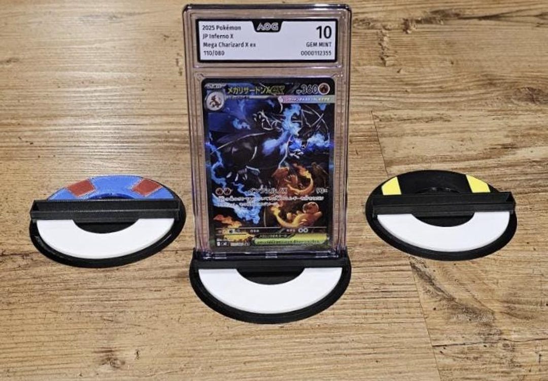 Pokémon Slab Display Stand | PSA Card Holder | CGC Display | Trading ...