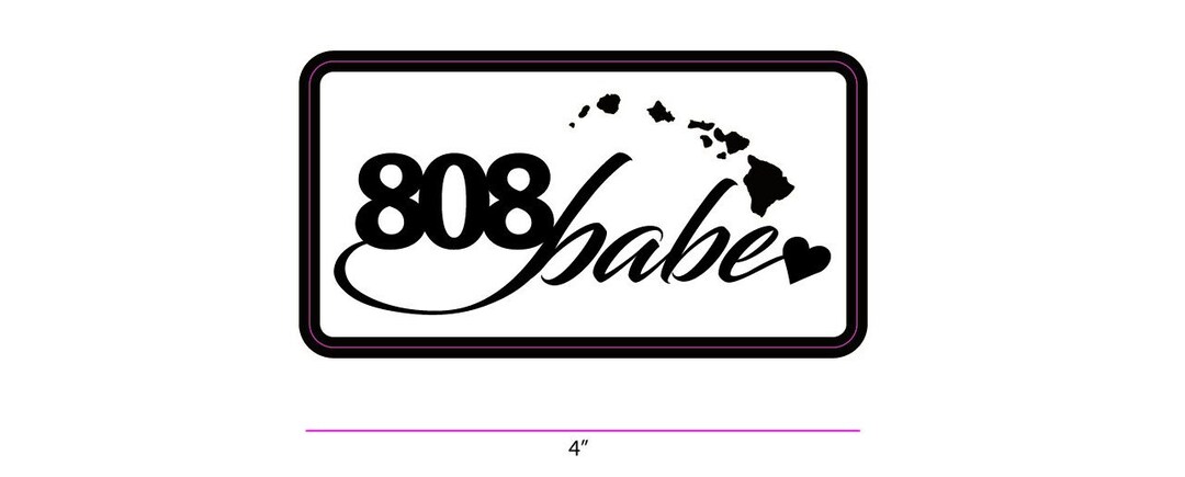 Hawaii, 808, Stickers, Babe, Hawaiian Islands, Hawaiian - Etsy