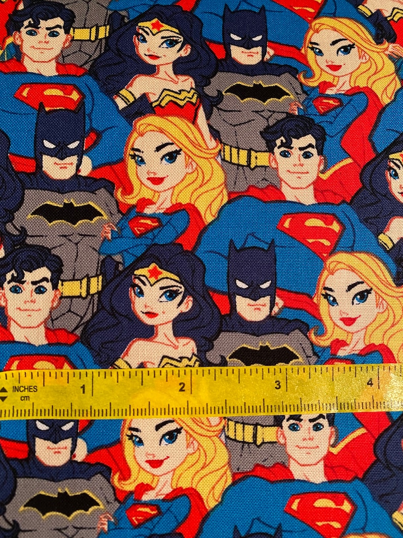 DC Comics Fabric | Etsy