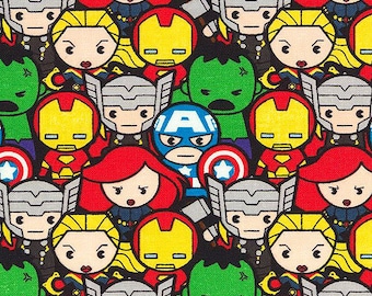 Marvel Avengers Unite Cotton Fabric - Etsy