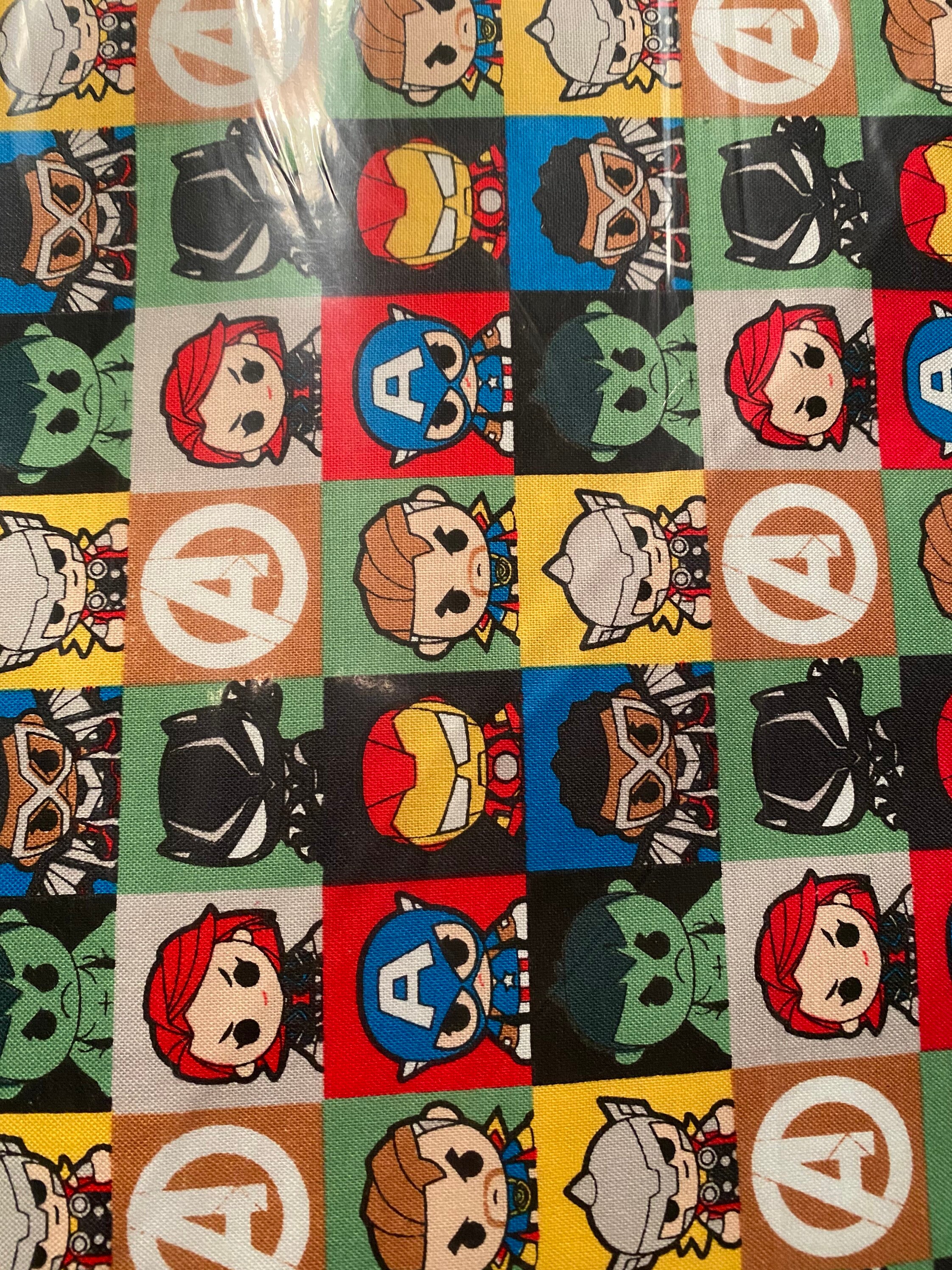 Marvel Avenger Baby Kawaii Cotton Fabric Cut today ship | Etsy