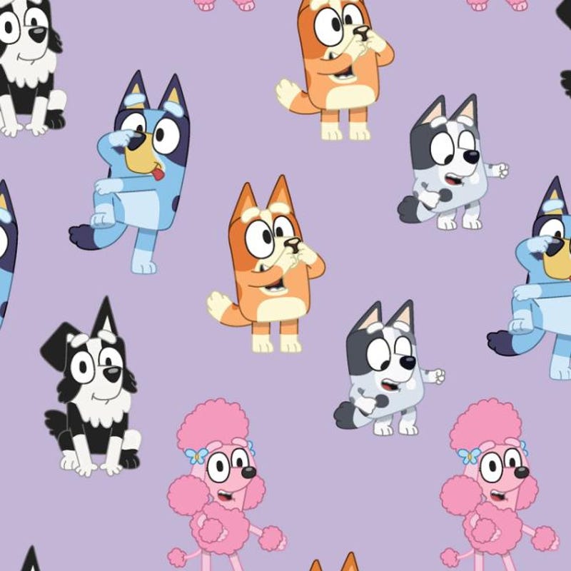 Bluey Childrens Fabrics - Etsy