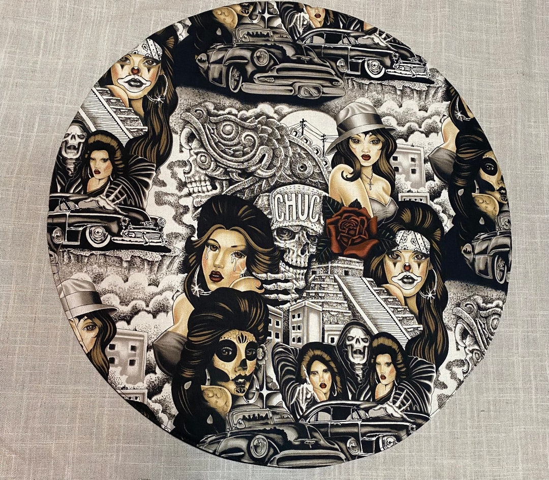 Chuco Chicano Tattoo Steering Wheel Shade Cover - Etsy