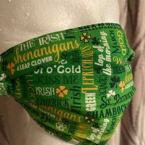 St. Patricks Words 3-Layer Face Mask | Etsy