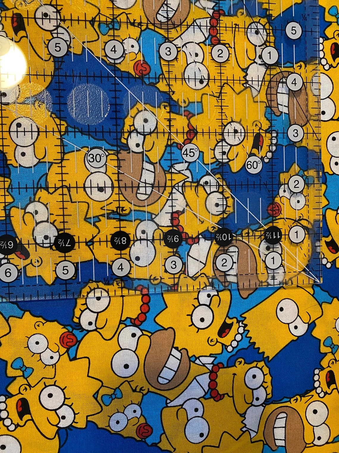 Simpsons Cotton Fabric - Etsy